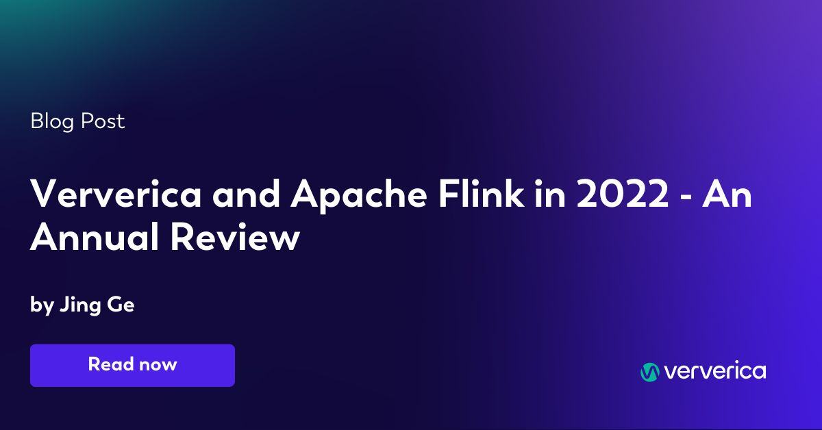 Ververica and Apache Flink in 2022 - An Annual Review
